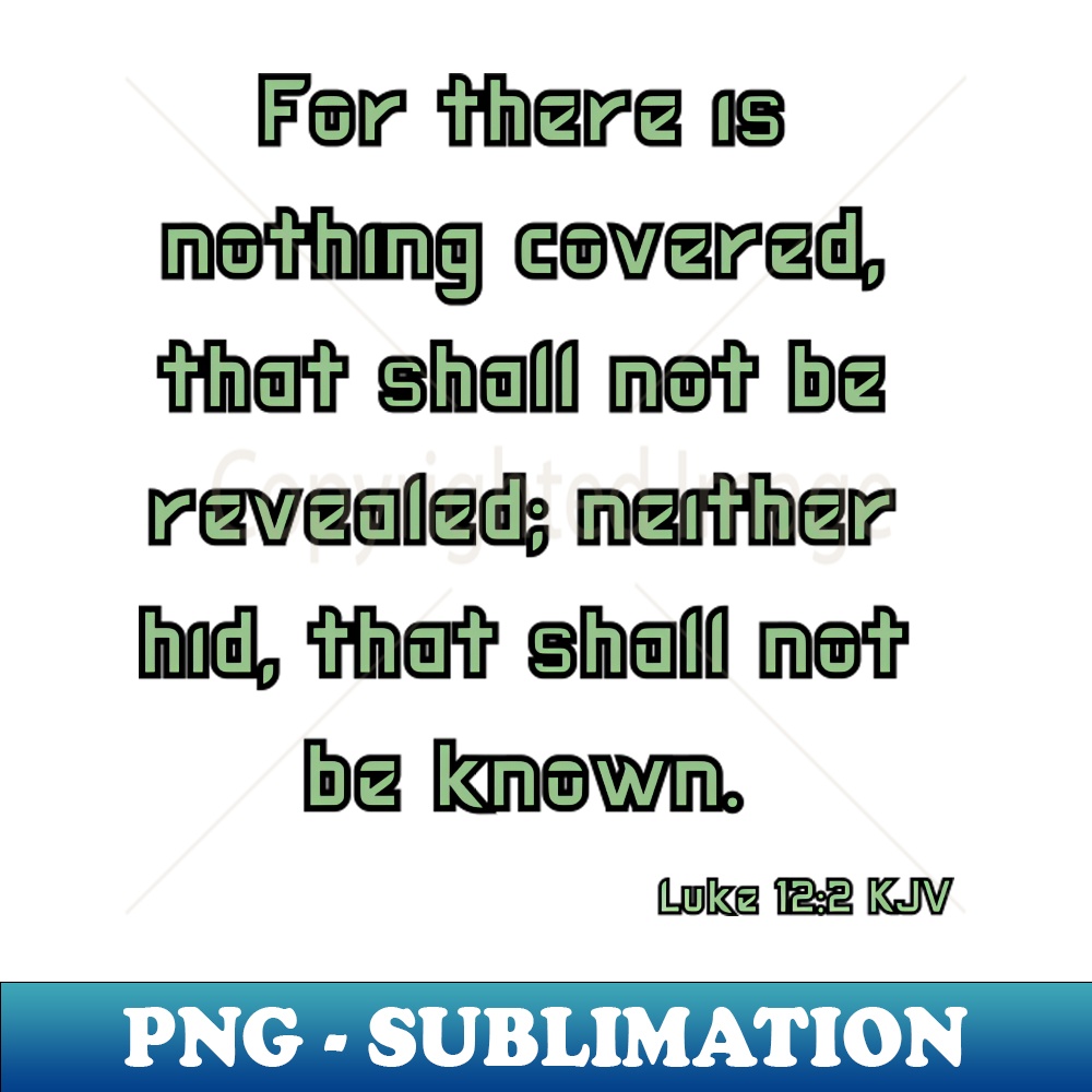 Luke 122 Bible Scripture Verse KJV - Vintage Sublimation PNG | Inspire ...