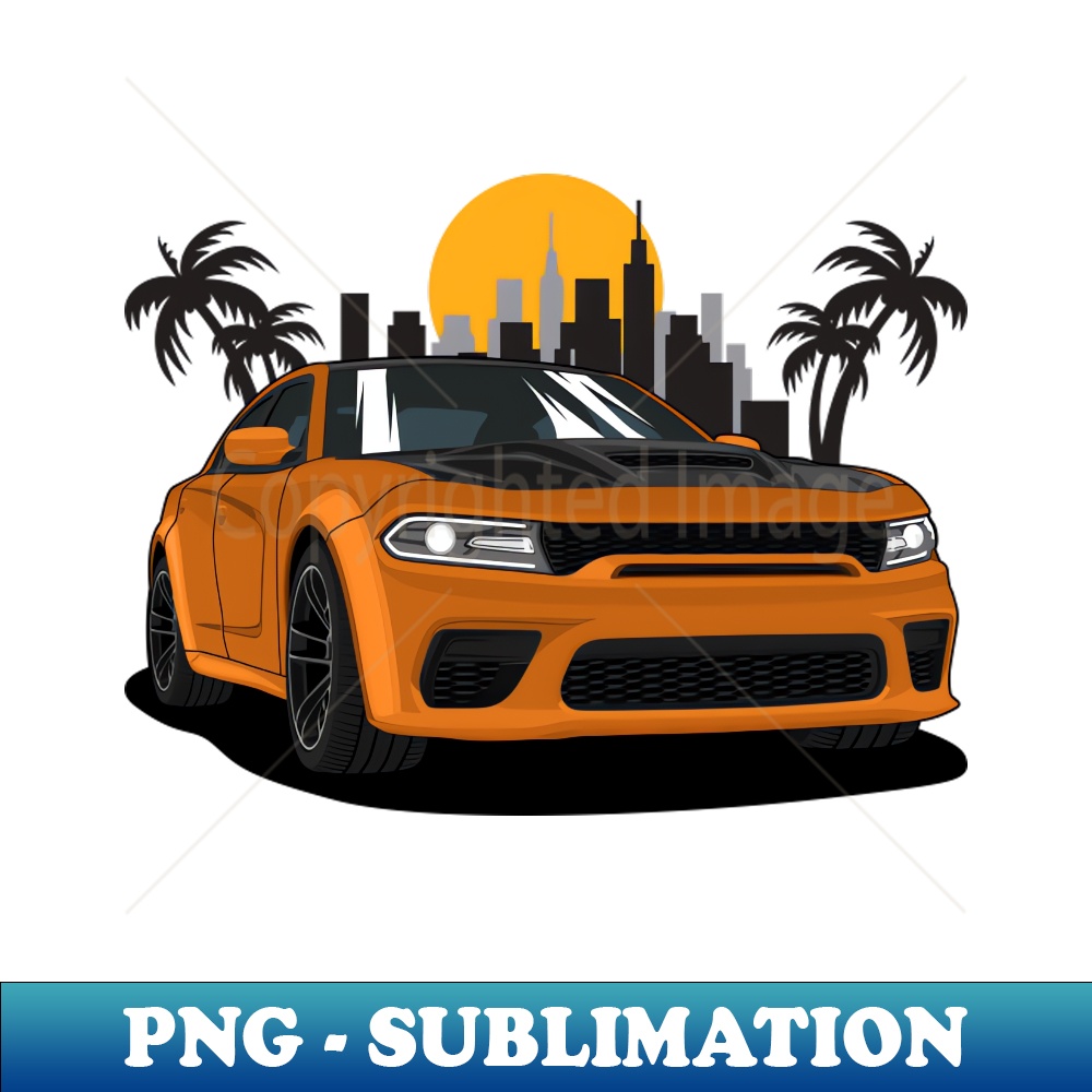 CHARGER HELLCAT SCATPACK MANGO - Sublimation-Ready PNG File | Inspire ...