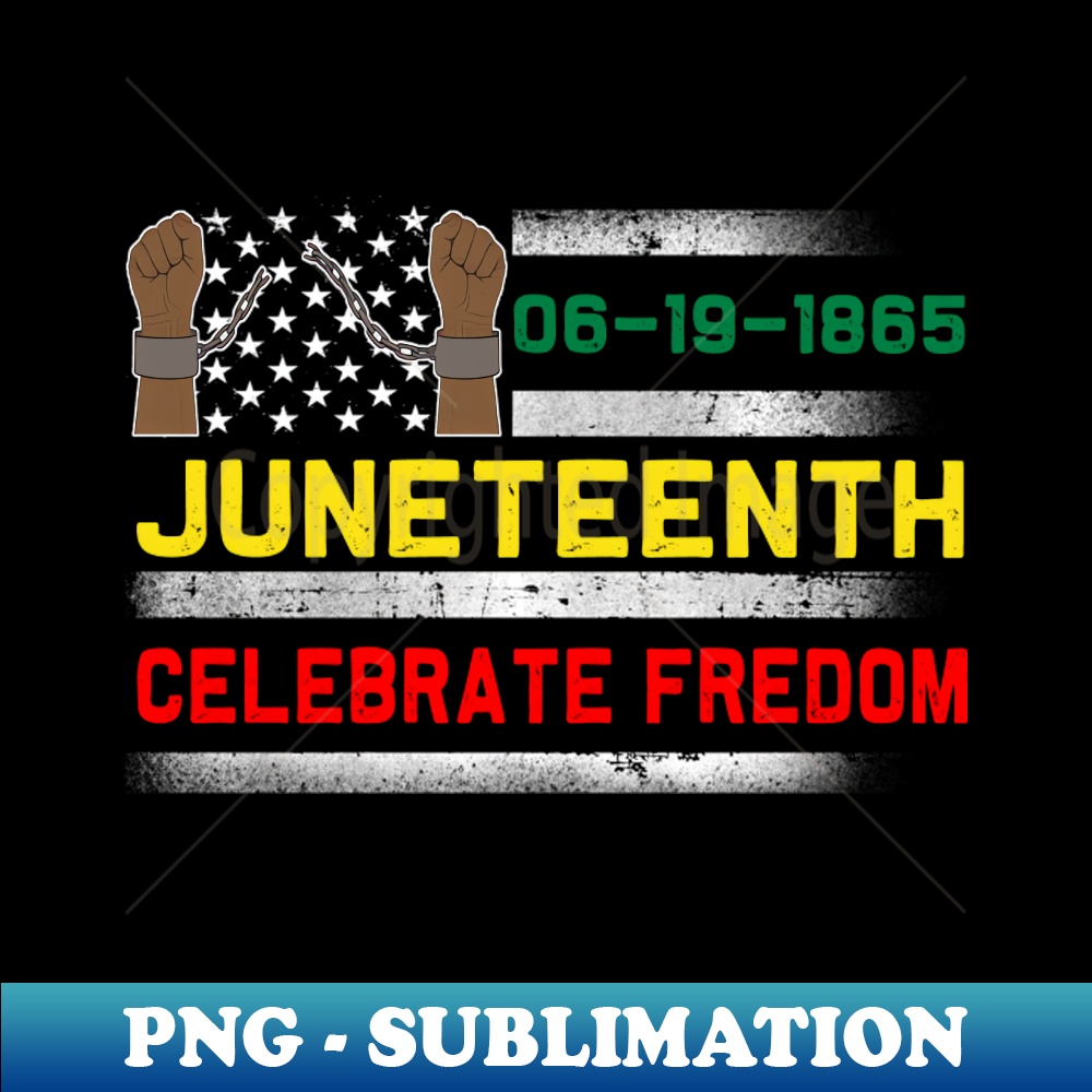 Juneteenth Celebrates Freedom Black African American Junetee | Inspire ...