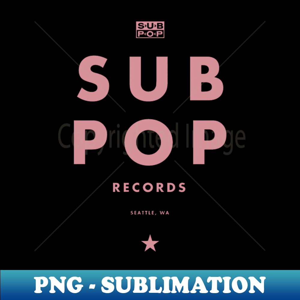 Sub Pop Records Futura Rose - Vintage Sublimation PNG Downlo - Inspire ...