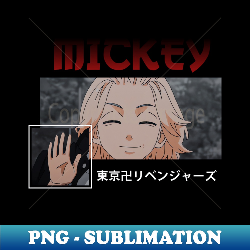 Mickey Black - PNG Transparent Sublimation Design - Stunning - Inspire Uplift