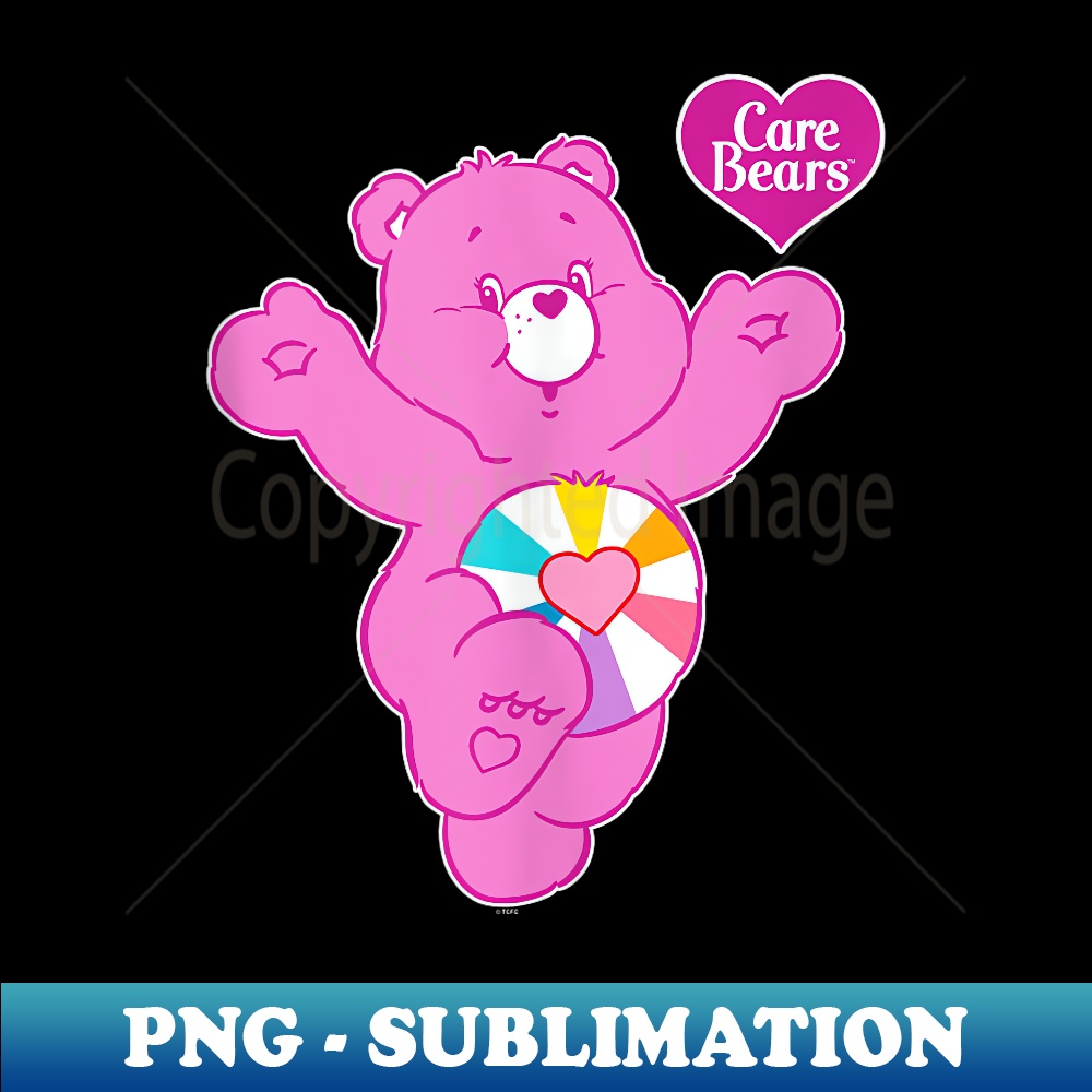 Care Bears Hopeful Heart Bear - PNG Transparent Sublimation | Inspire ...