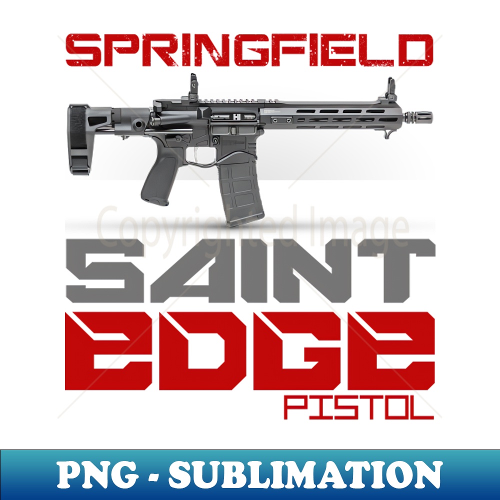 Springfield Saint Edge Pistol - PNG Transparent Sublimation - Inspire ...