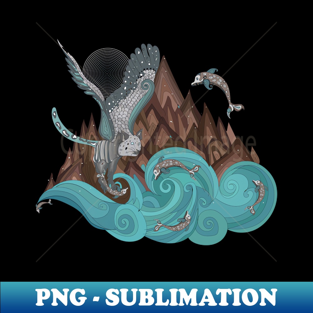 Animal mash-up paisley - PNG Transparent Sublimation Design | Inspire ...