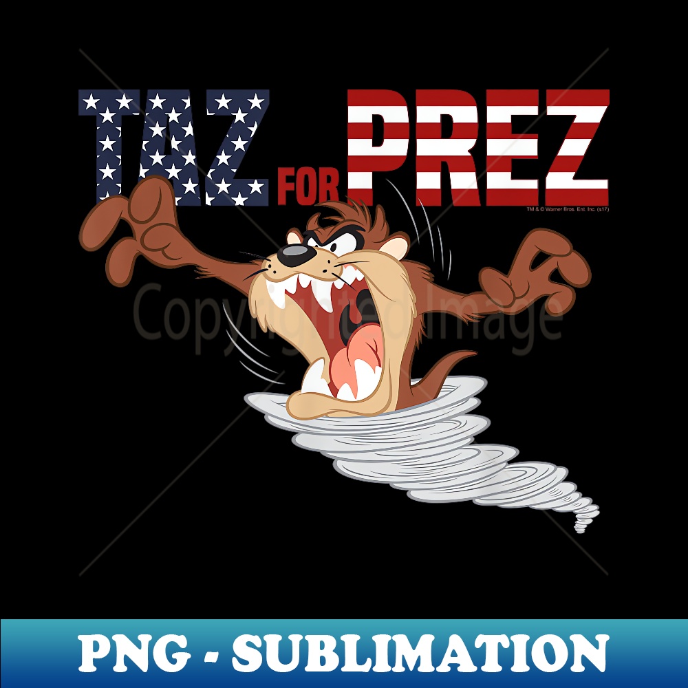 Looney Tunes Taz For Prez - Instant Sublimation Digital Down | Inspire ...
