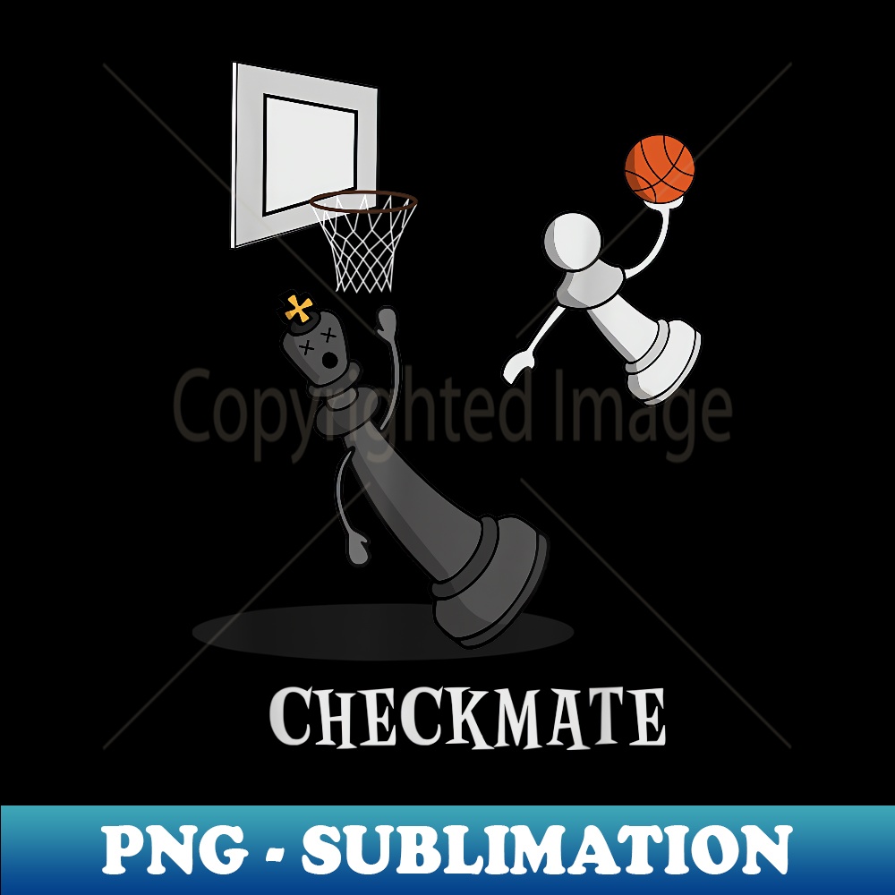Funny Checkmate Chess Basketball Game Board King Pawn Piece | Inspire ...