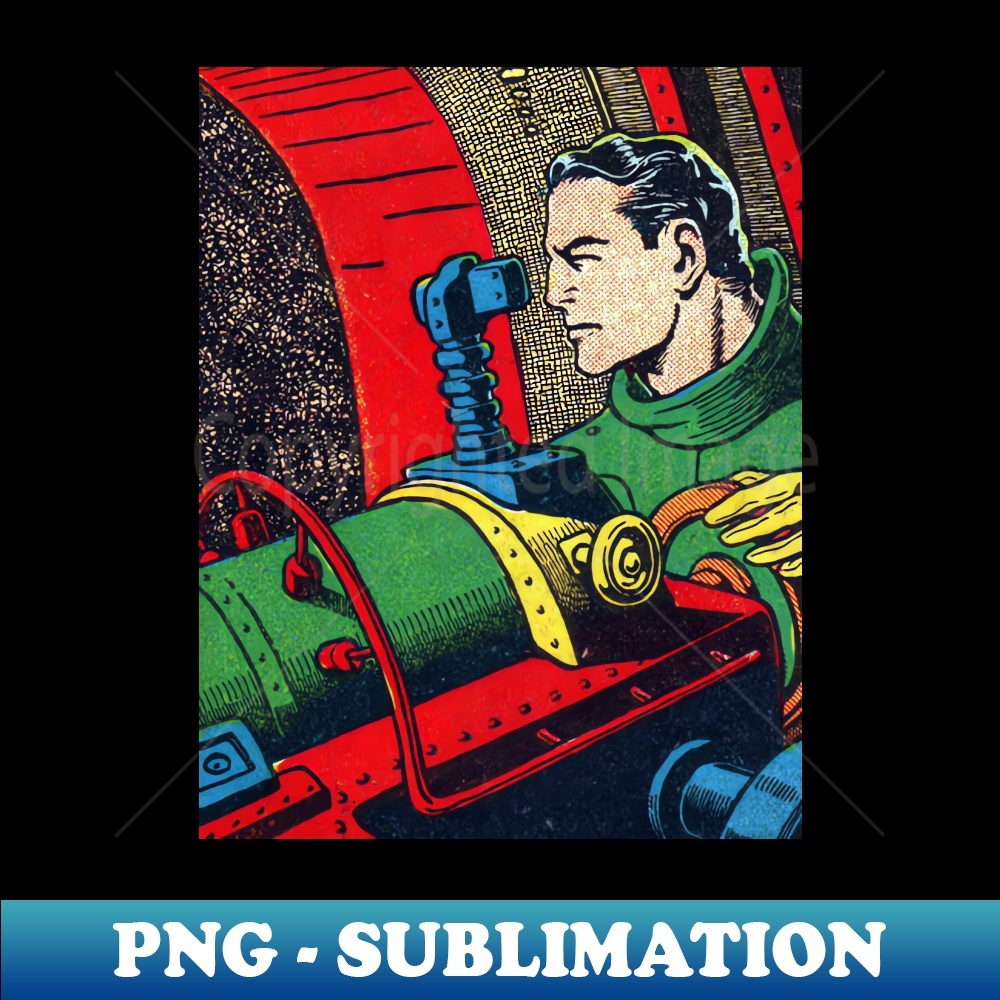 Retro comic - Sublimation-Ready PNG File - Stunning Sublimat - Inspire Uplift