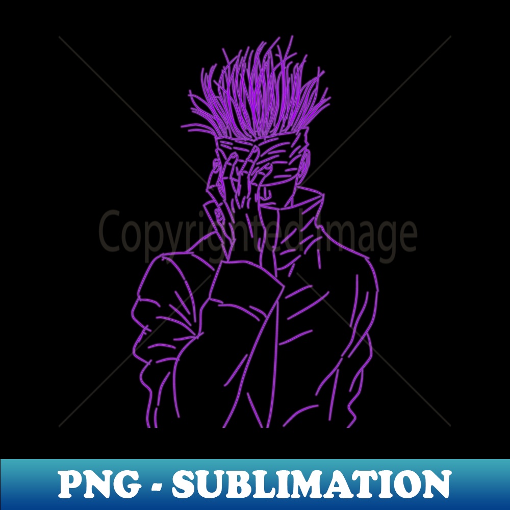 Satoru Gojo Neon - Special Edition Sublimation PNG File - Sp | Inspire ...