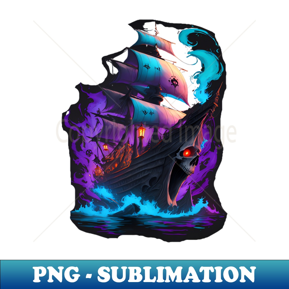 Ghost ship colorful - Special Edition Sublimation PNG File - | Inspire ...