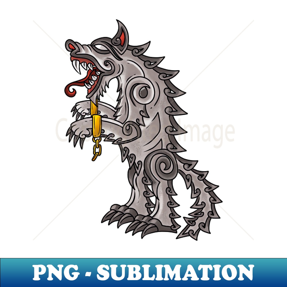 Ruler of the Nordic Seas Viking Fenrir Monster Wolf Design - | Inspire ...