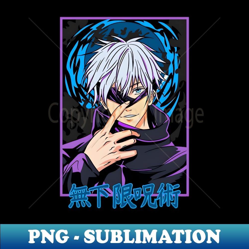 Satoru Gojo From Jujutsu kaisen - PNG Transparent Sublimatio - Inspire ...