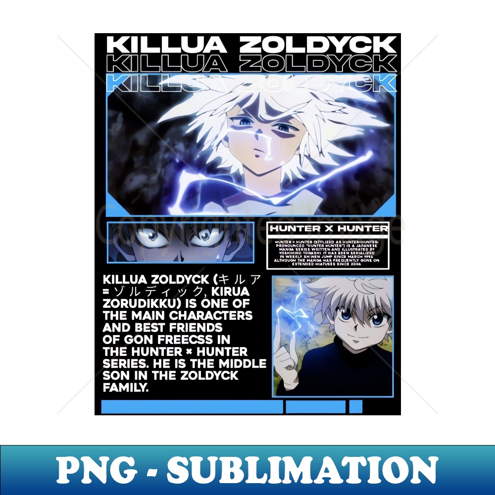 Hunter x Hunter - Signature Sublimation PNG File - Transform | Inspire ...