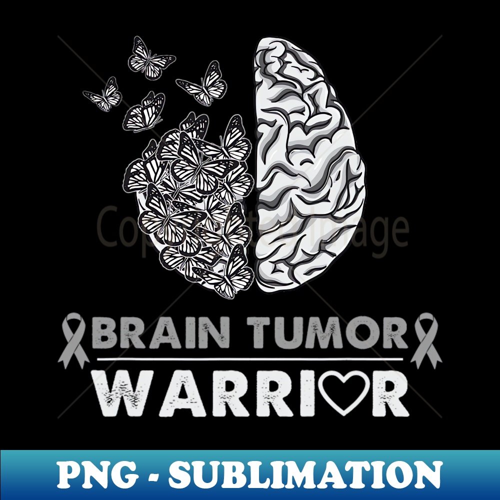 Brain Tumor Warrior Brain Tumor Awareness - Decorative Subli | Inspire ...