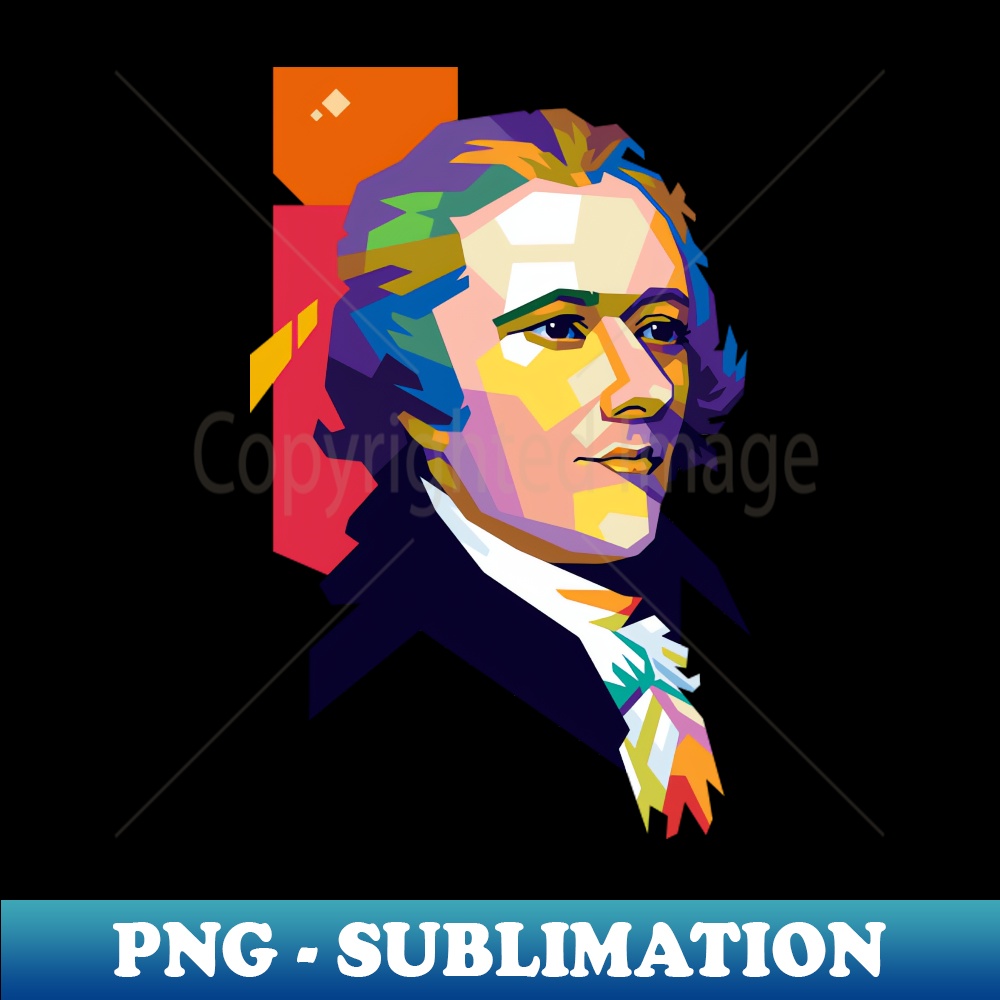 Alexander Hamilton Popart - PNG Transparent Sublimation Desi | Inspire ...
