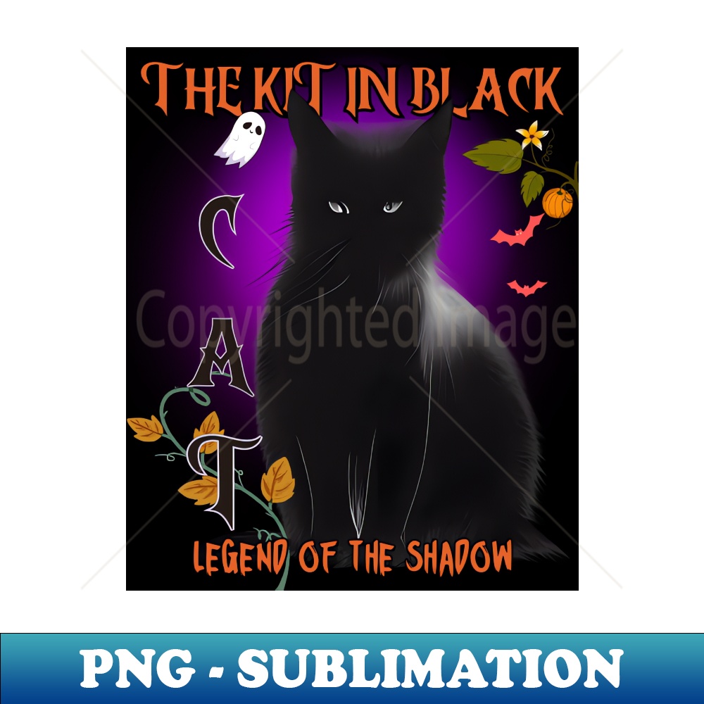 Cat the kit in black Legend of the shadow - PNG Transparent | Inspire ...
