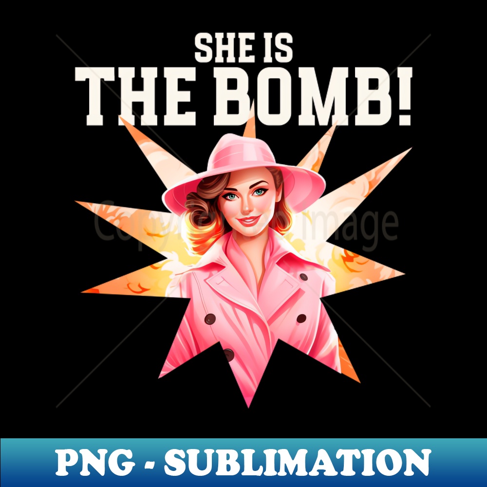 She Is The Bomb Barbie Oppenheimer Funny - Signature Sublima | Inspire ...