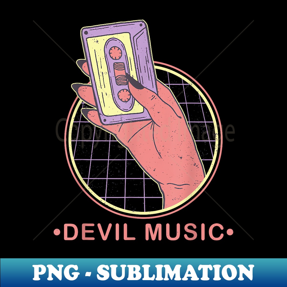 Retro Devil Music Anime - 80s Aesthetic Occult - Aesthetic S | Inspire ...