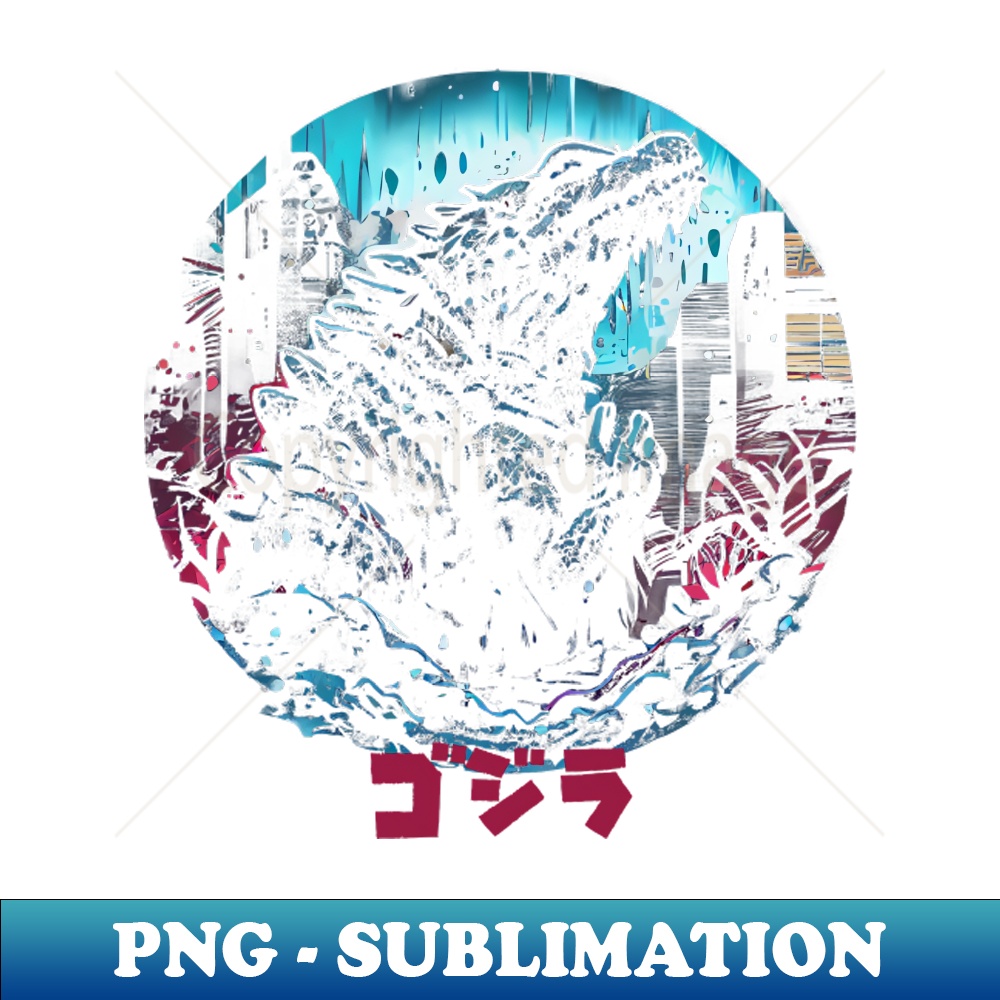 Godzilla Attack - Modern Sublimation PNG File - Capture Imag | Inspire ...