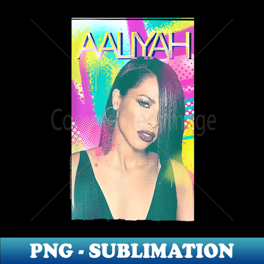 Aaliyah 90s Color - Special Edition Sublimation PNG File - P | Inspire ...