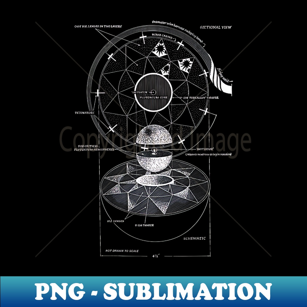 Manhattan Project Atomic Bomb Design Blueprint - PNG Transpa - Inspire ...