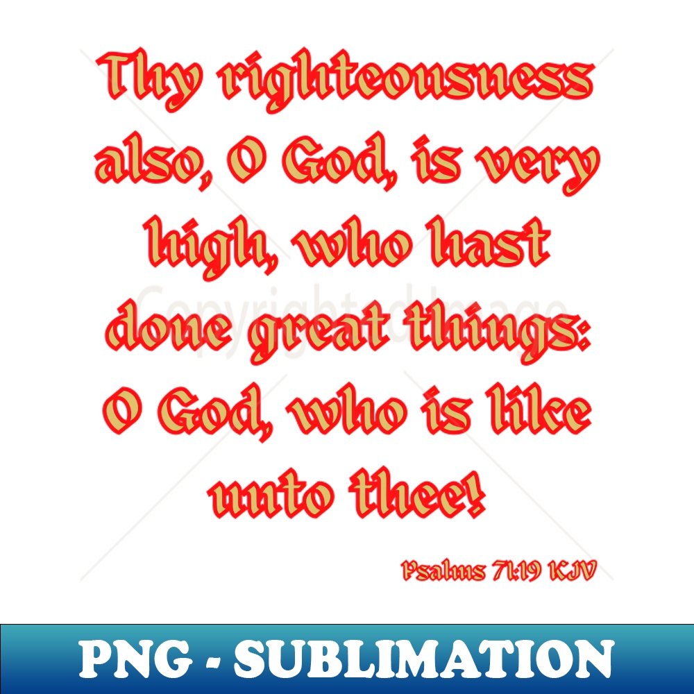 Psalms 7119 KJV Bible Verse Scripture - Exclusive Sublimatio | Inspire ...