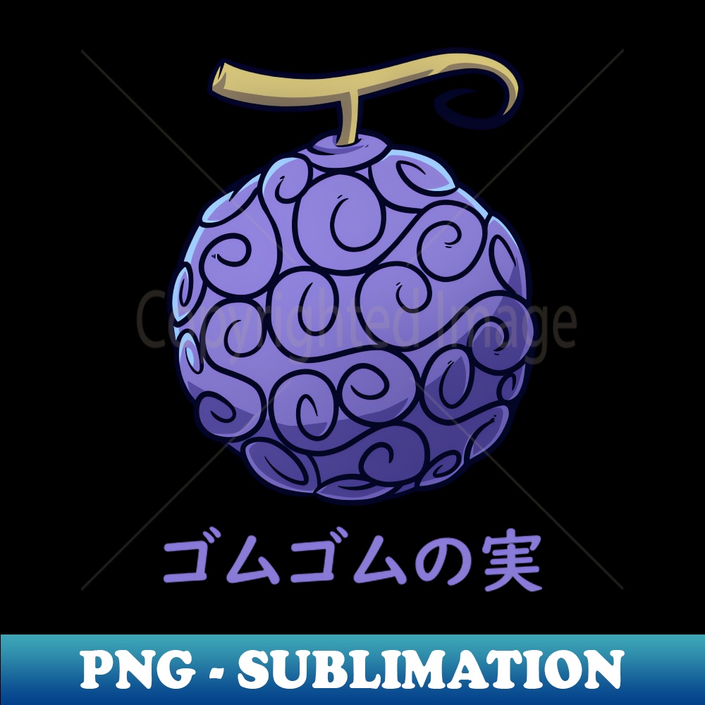 Gomu Gomu Fruit Anime - Modern Sublimation PNG File - Captur | Inspire ...