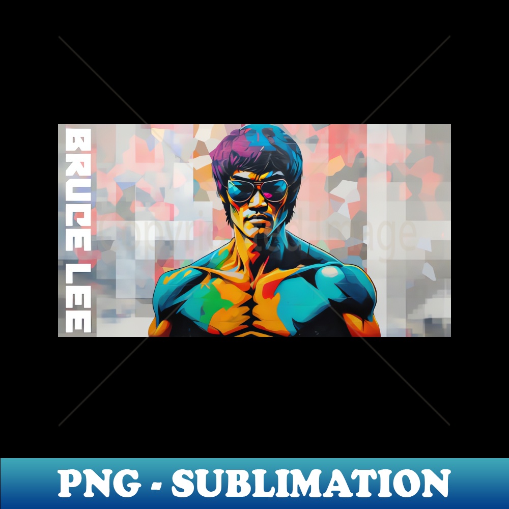 Bruce Lee in Colour - Exclusive Sublimation Digital File - S - Inspire ...