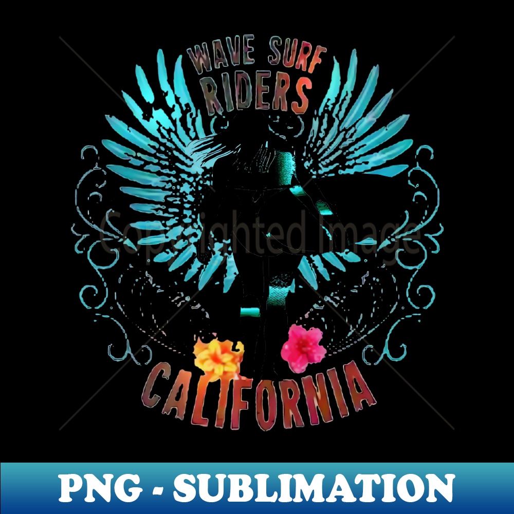wave surf riders california - PNG Transparent Sublimation De - Inspire ...