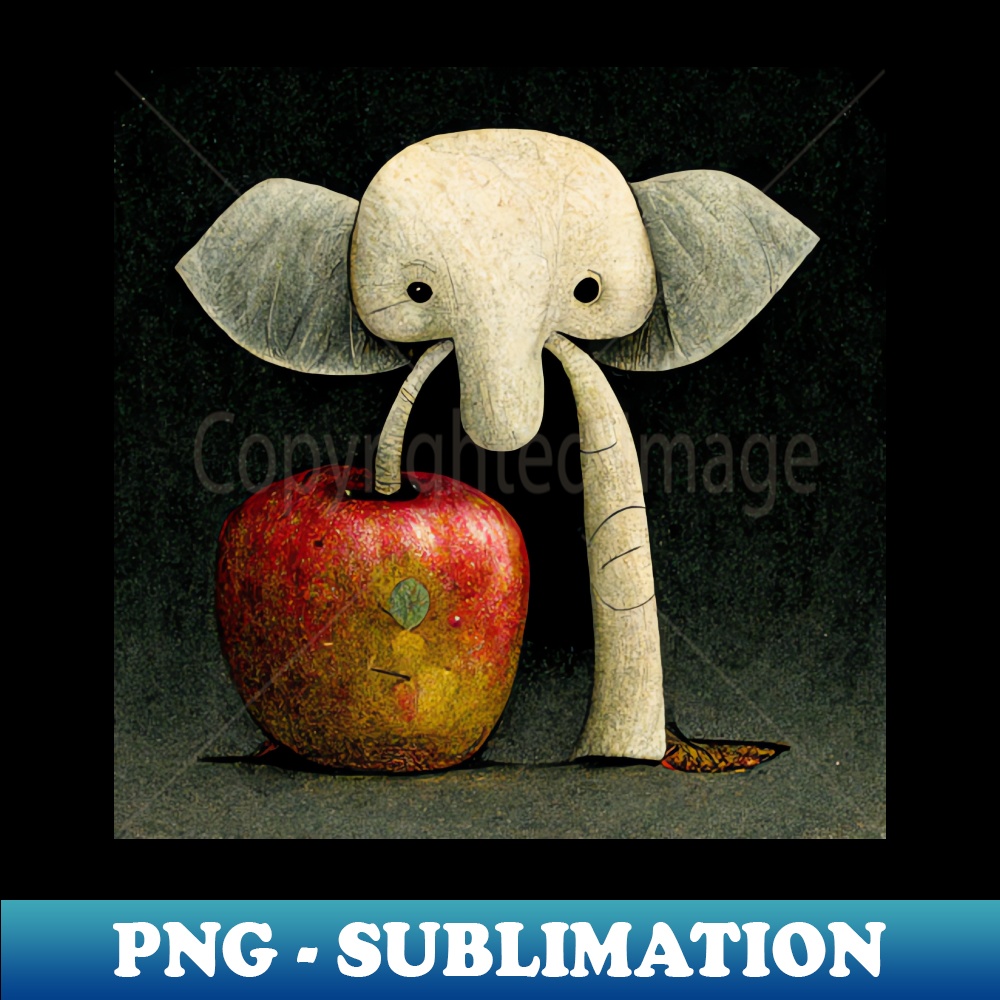 Abstract image of an elephant and an apple - Elegant Sublima | Inspire ...