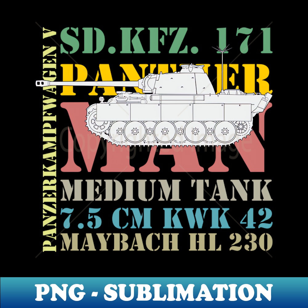 Pz-V Panther - Special Edition Sublimation PNG File - Vibran | Inspire ...