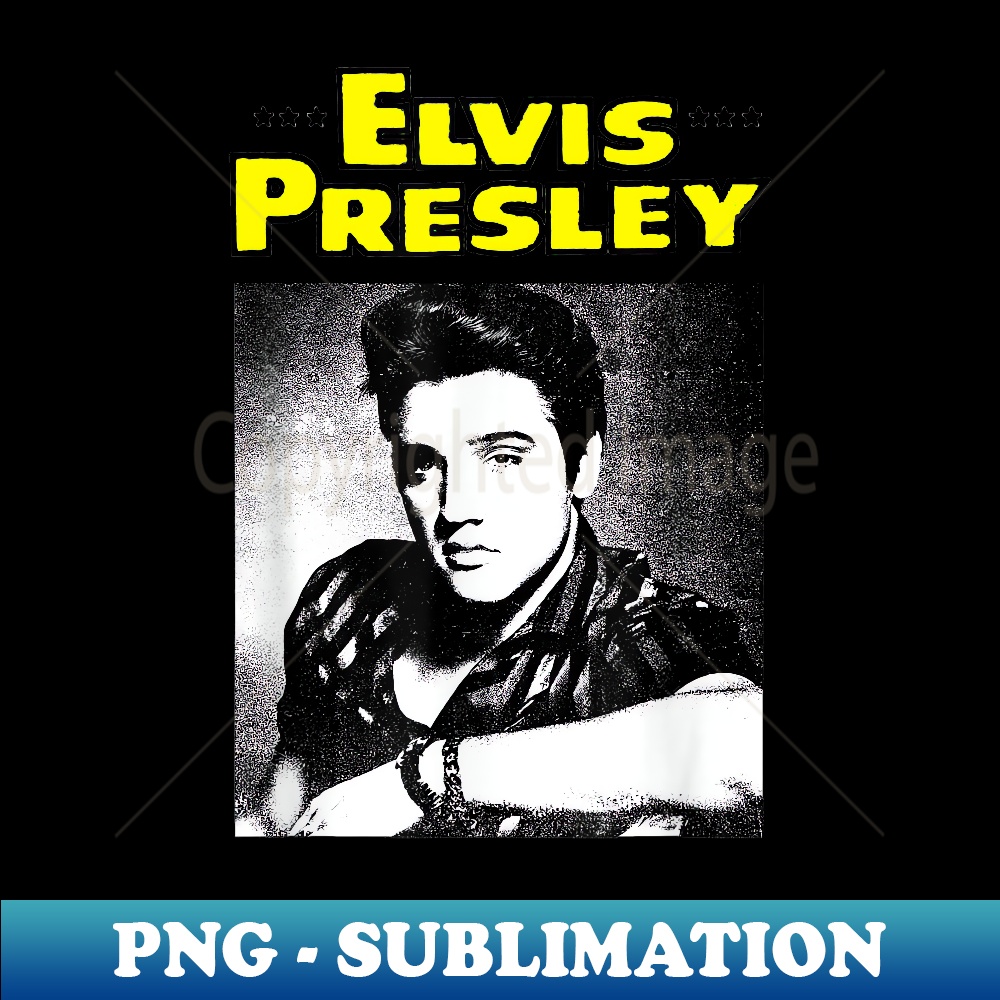 Elvis Presley Official Portait - Premium PNG Sublimation Fil - Inspire Uplift