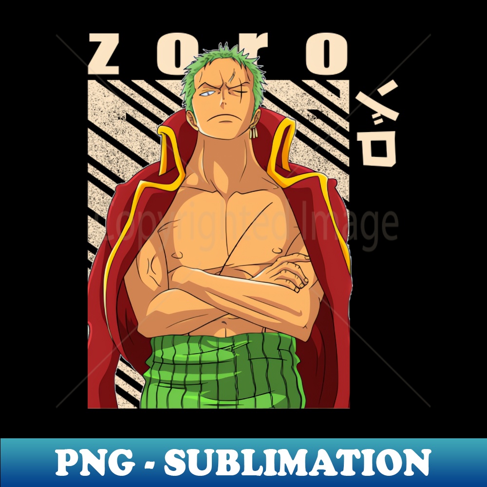 Roronoa Zoro One Piece - Signature Sublimation PNG File - Sp | Inspire ...