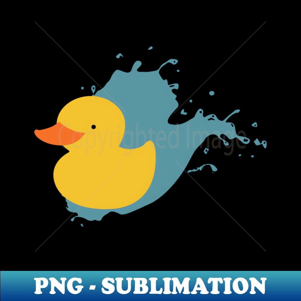 Rubber Duckie - Modern Sublimation PNG File - Bold & Eye-cat | Inspire ...