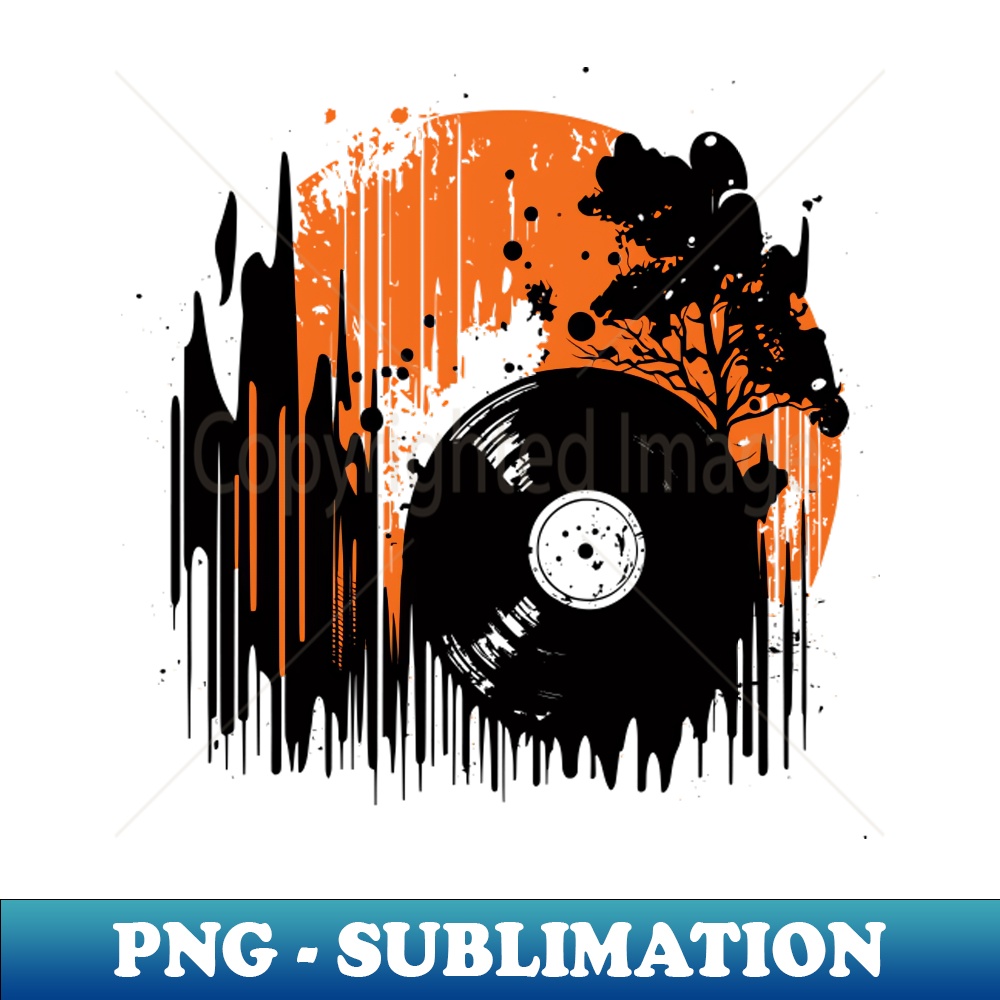 Vinyl Record - PNG Transparent Sublimation Design - Capture | Inspire ...