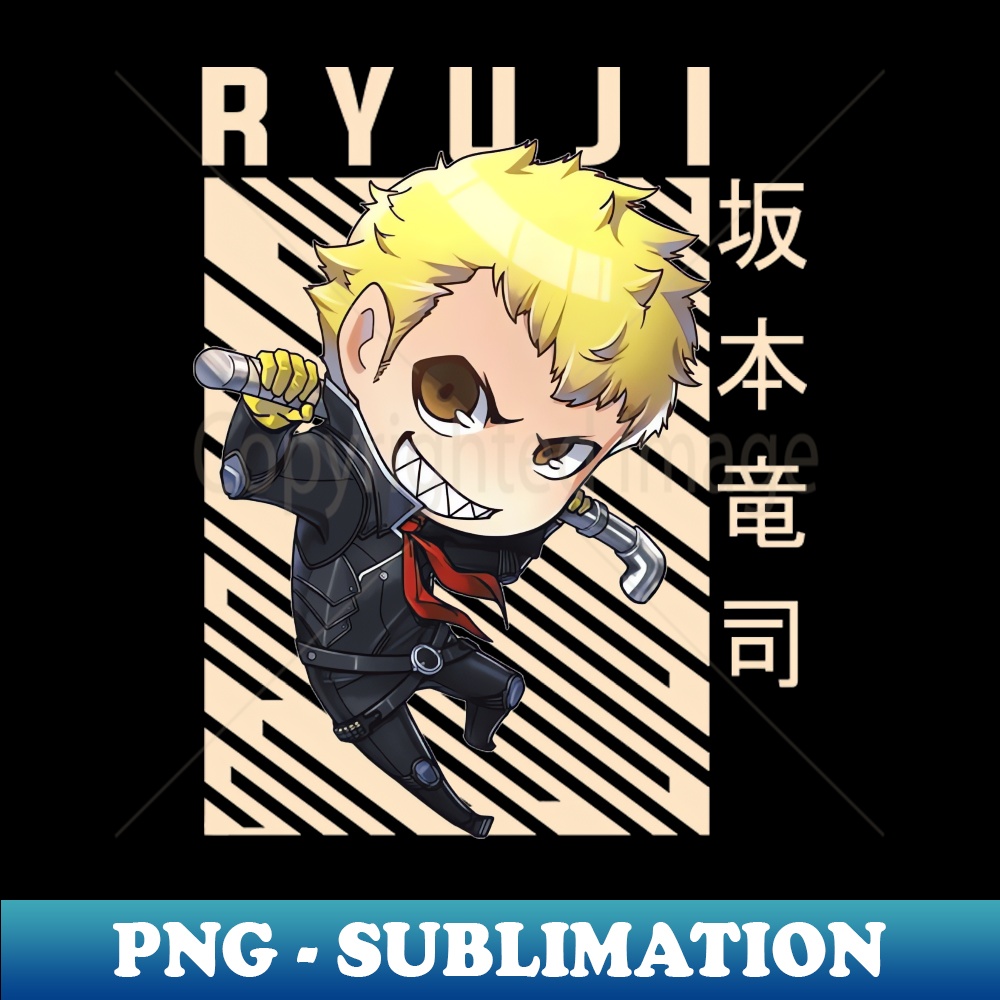 Ryuji Sakamoto - Persona 5 - Decorative Sublimation PNG File | Inspire ...