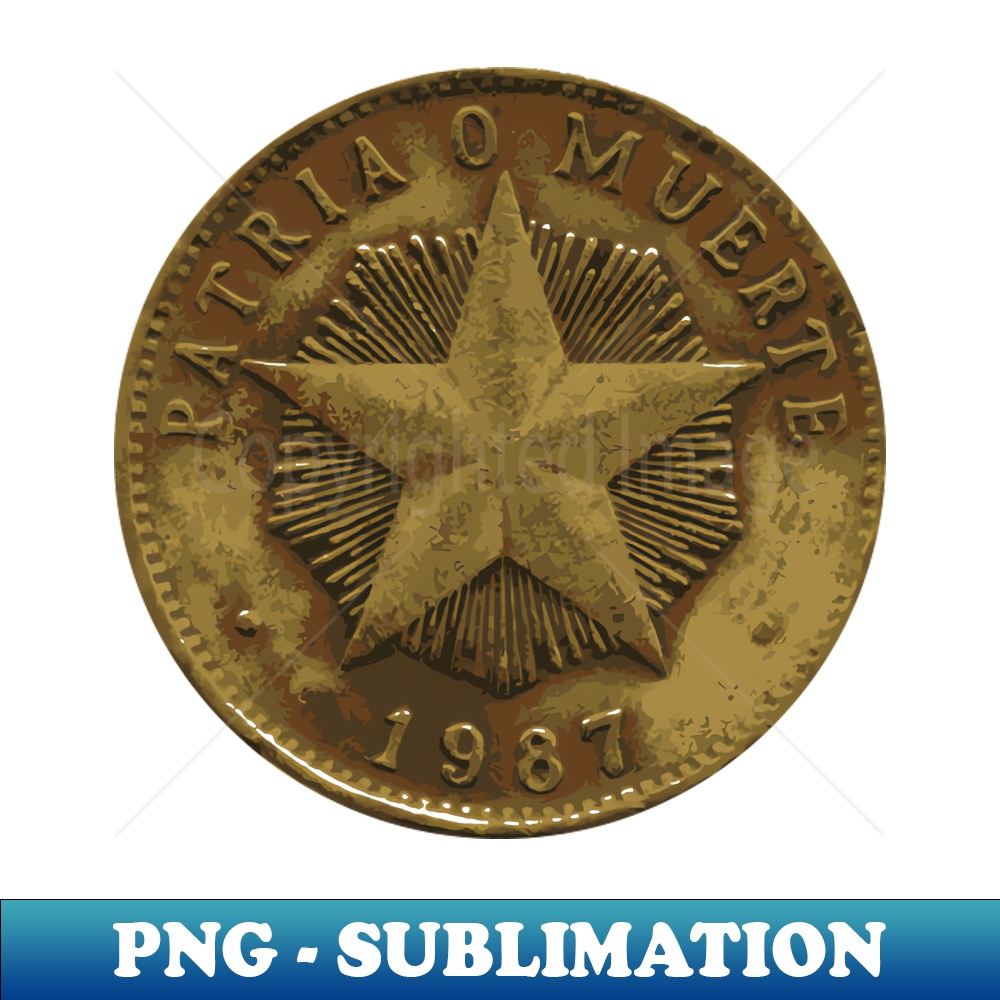 STAR COIN OF CUBA - Elegant Sublimation PNG Download - Boost | Inspire ...