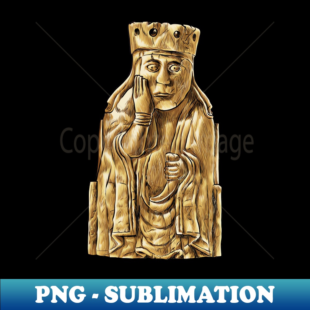 Noble Matriarch The Lewis Chessmen Queen Design - PNG Transp - Inspire ...