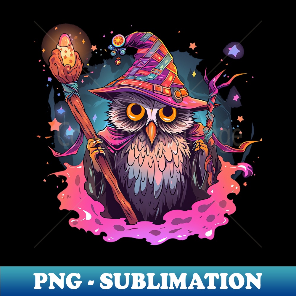 wizard owl - Exclusive Sublimation Digital File - Vibrant an | Inspire ...