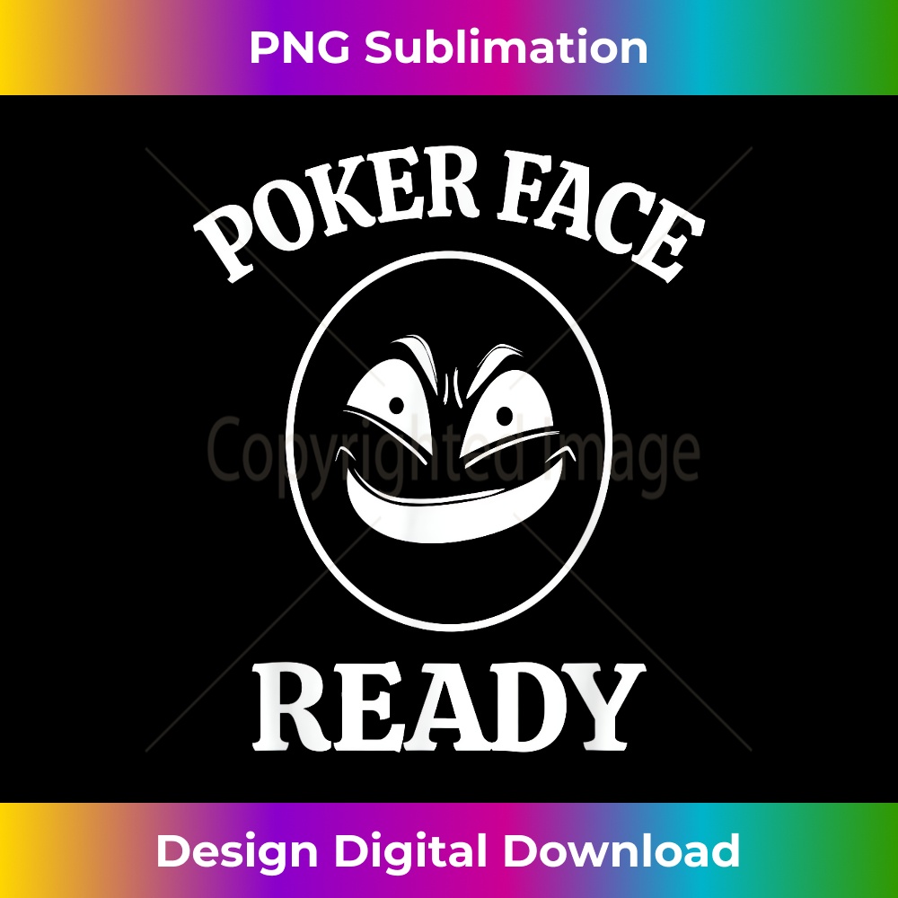 Poker Face Ready Gambling Texas Holdem Funny Card Playing - | Inspire ...