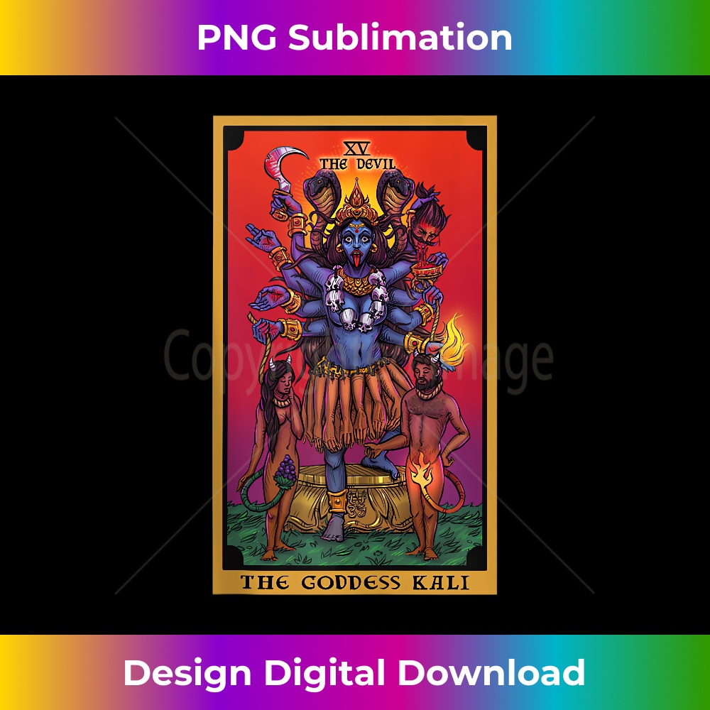 The Goddess Kali The Devil Tarot Card Hindu Indian Witch Tan | Inspire ...