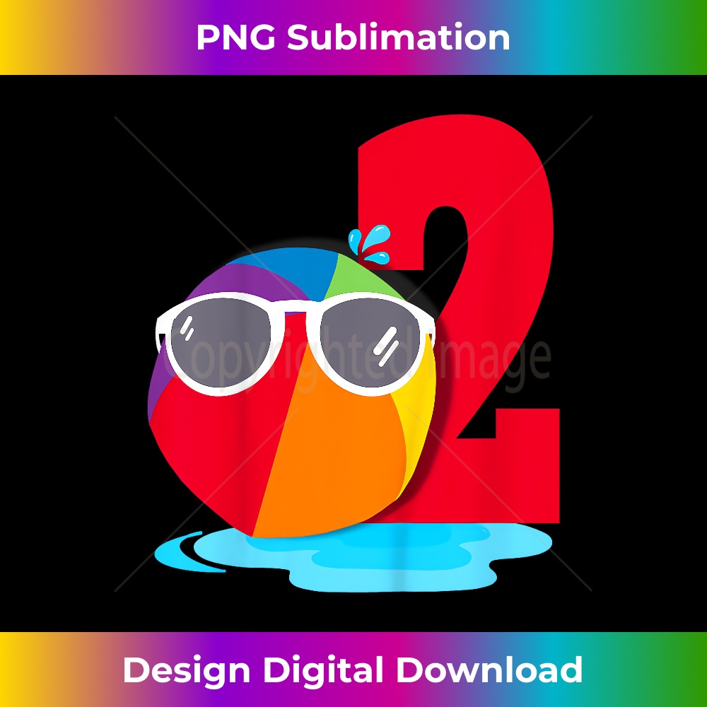 Kids Beach Ball Sunglasses Birthday 2 Year Old Pool Party - | Inspire ...