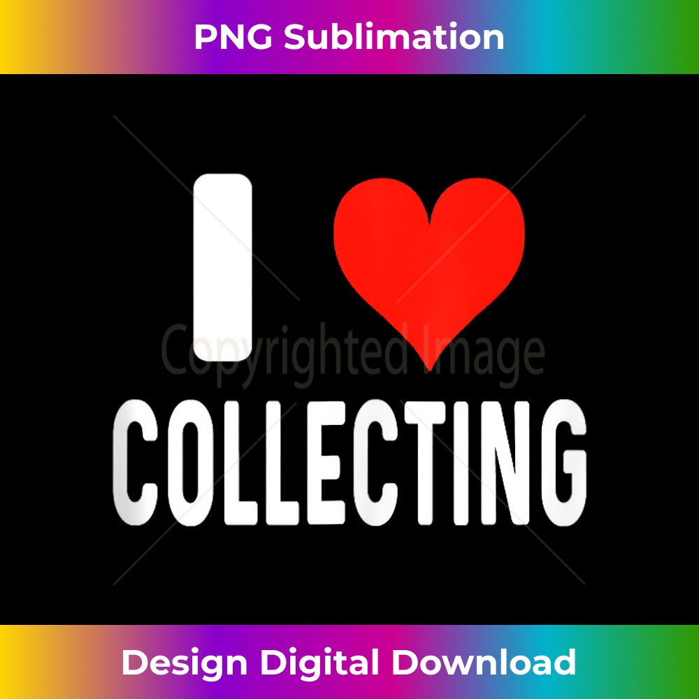 I Love Collecting - Heart - Coins Stamps Cards Art Tank Top | Inspire ...