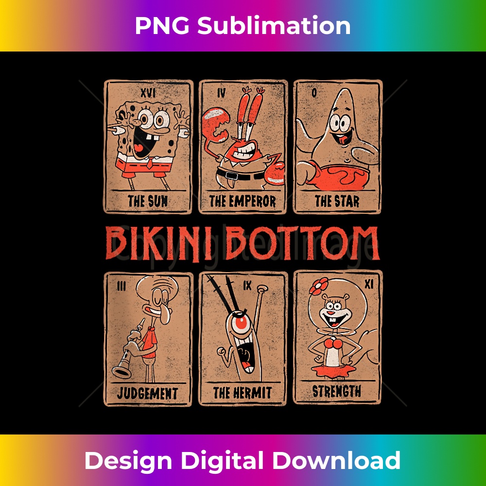 SpongeBob SquarePants Tarot Cards Line Up Group Shot Tank To | Inspire ...
