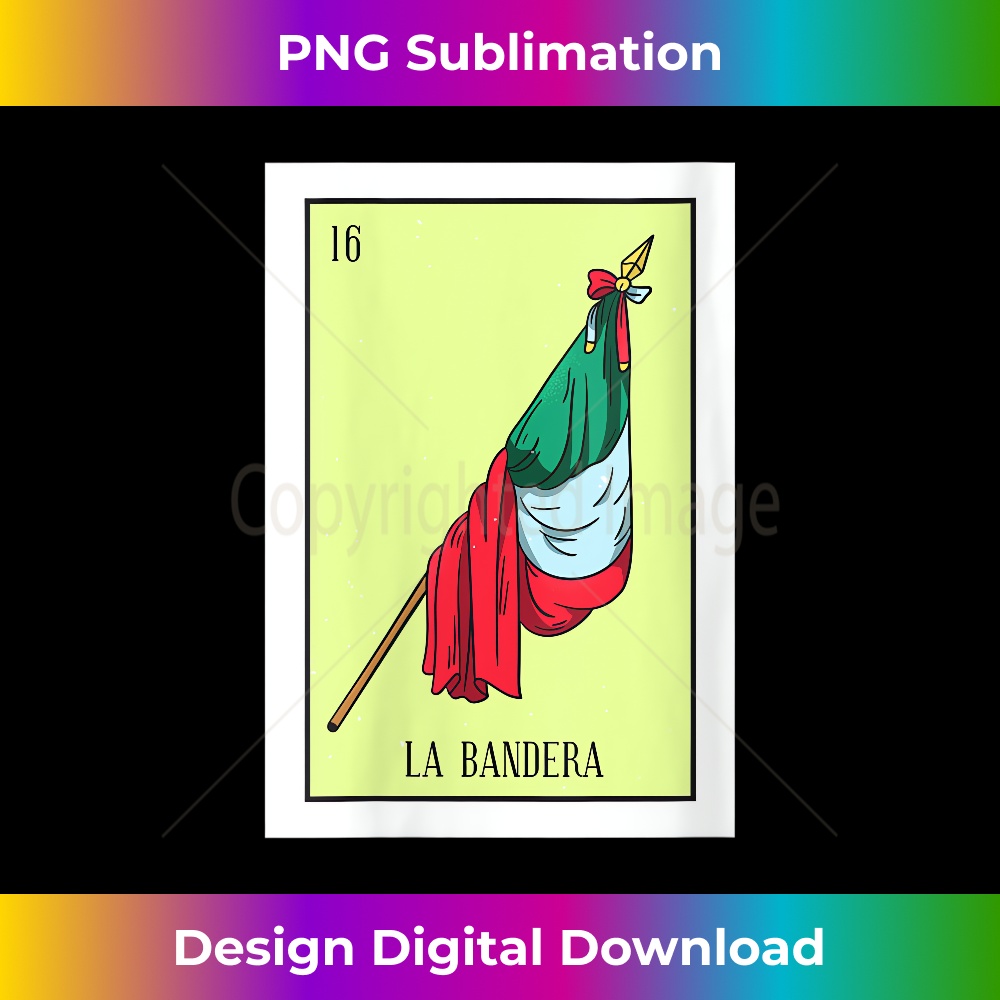 Womens La Bandera Lottery Card Gift The Flag Card Mexican Lo | Inspire ...