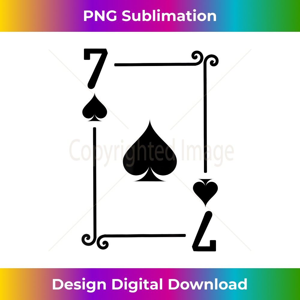 Playing Cards Costume - 7 Spades Card - Seven Card - Timeles | Inspire ...