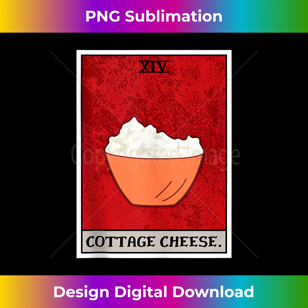 Cottage Cheese Tarot Card Cheese Enthusiast Tank Top - Chic | Inspire Uplift