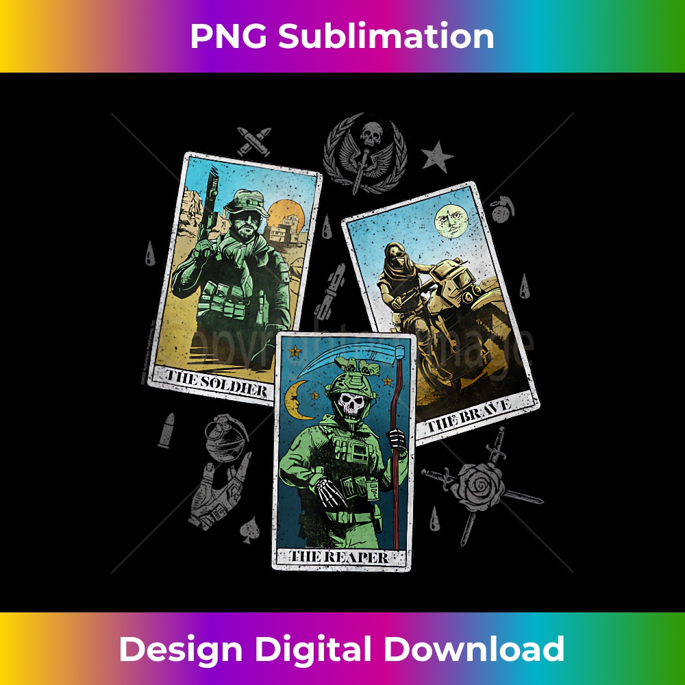 Call of Duty Modern Warfare 2 Vintage Tarot Cards Tank Top - | Inspire Uplift