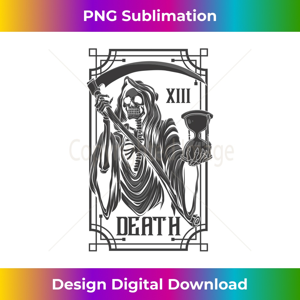 Tarot Card Goth Death Grim Reaper Occult Pagan Satanic Long | Inspire ...