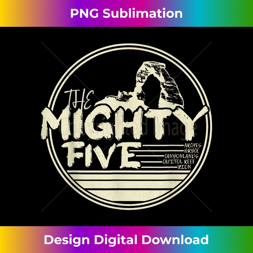 Utahs The Mighty Five National Parks - Edgy Sublimation Digi | Inspire ...