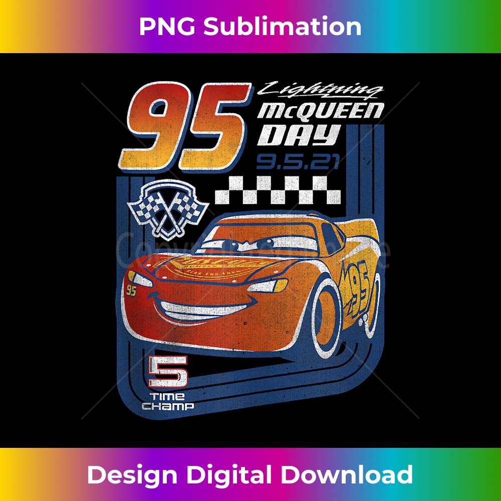 Disney Pixar Cars Lightning McQueen Trading Card Tank Top - | Inspire ...